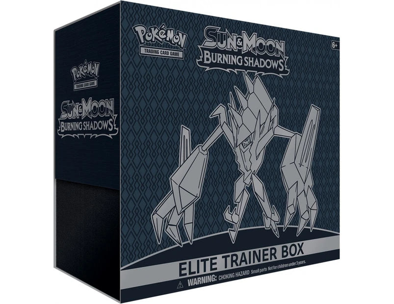 Pokemon TCG Sun and Moon Burning Shadows Elite Trainer Box | Pokemon ...