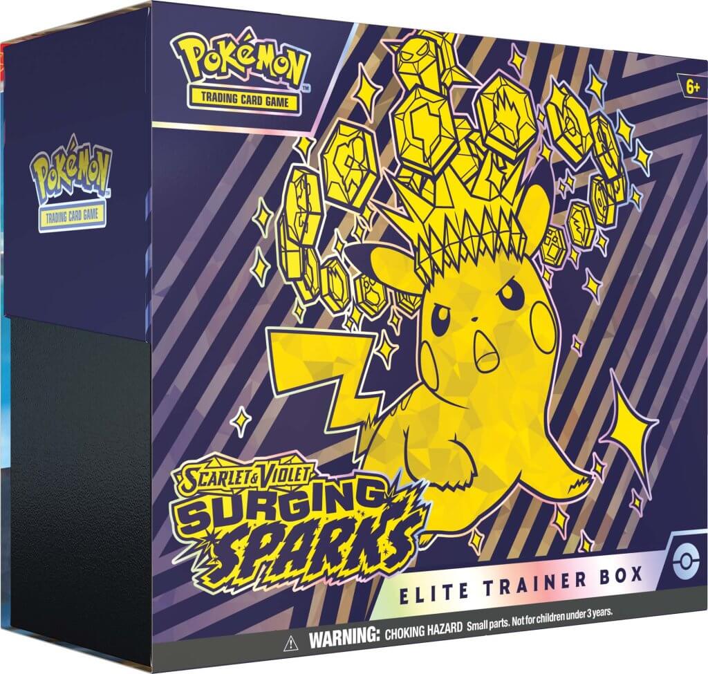 POKÉMON TCG Scarlet & Violet 8 Surging Sparks Elite Trainer Box ...