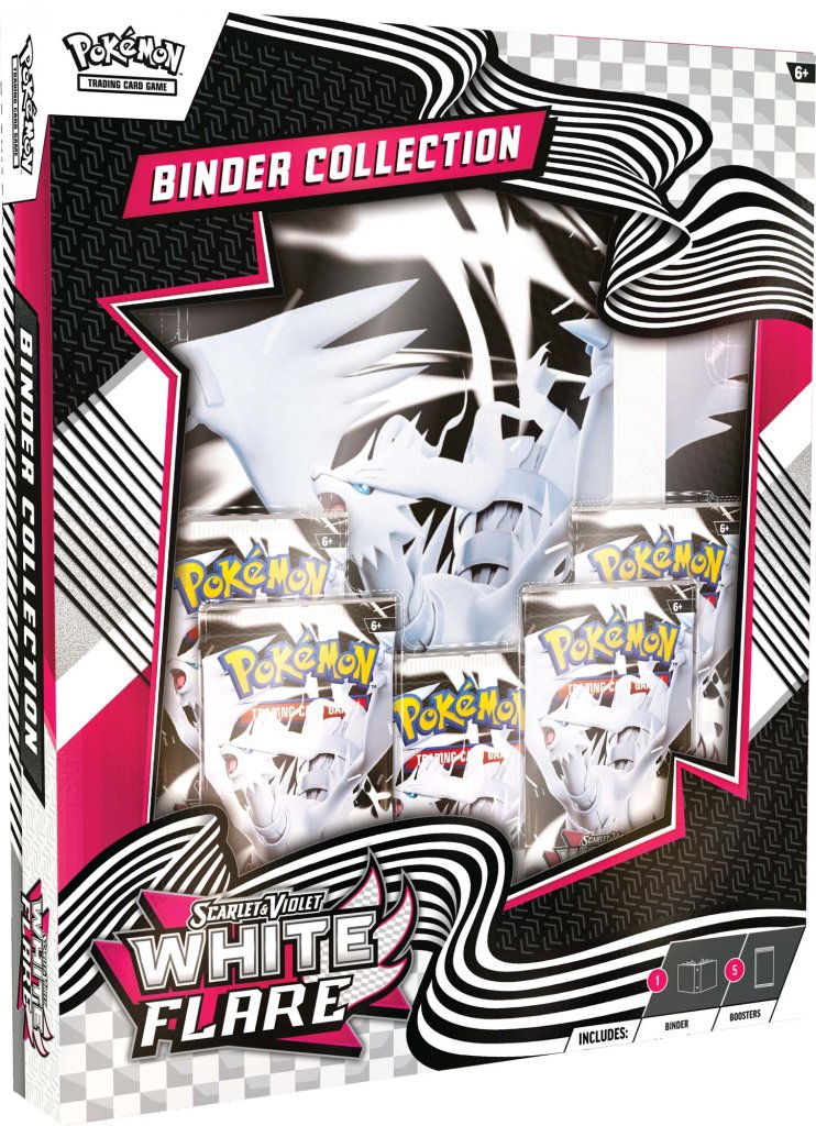 PRE ORDER Pokémon TCG: Scarlet & Violet—White Flare Binder Collection ...
