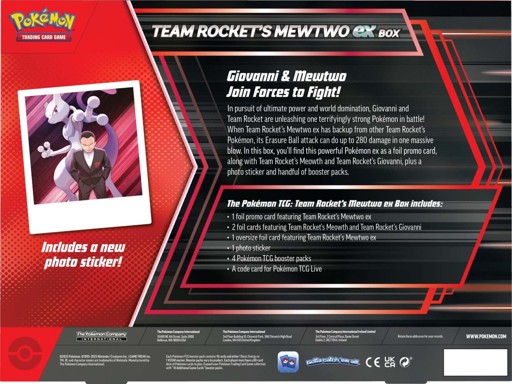 Pokemon TCG Team Rocket's Mewtwo ex Box | Pokemon World Australia