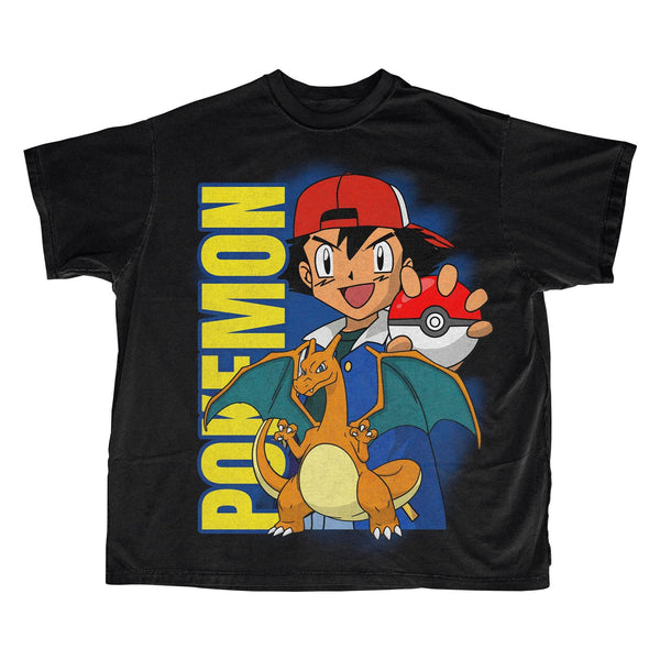 VINTAGE ASH VERSION T-SHIRT – Pokemon World Australia